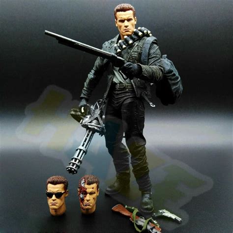 The Terminator T 800 Arnold Schwarzenegger Pvc Figure Model Toy New In