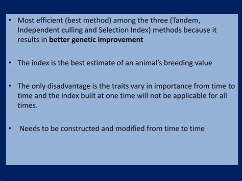 Methods Of Selection Pptx