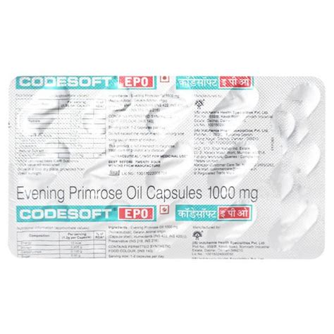 Codesoft Epo Capsule 15s Price Uses Side Effects Netmeds