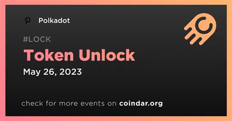 Polkadot Dot Token Unlock — Coindar