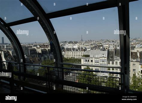 The George Pompidou Building In Paris France Also Know As The Inside