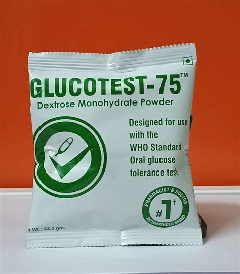 Gtt 75 Gm Glucose 75 Gm Ogtt Test 75 Gm Powder Dextrose