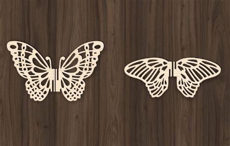 3d Butterfly E0019900 File Cdr And Dxf Free Vector Download For Laser