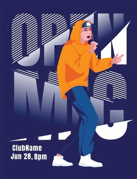 Rap Poster Vector Art Icons And Graphics For Free Download