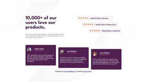 Frontend Mentor Flexbox Coding Challenge Solution