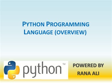 Full Python In 20 Slides Pptx