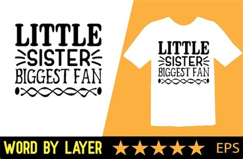 Premium Vector Sister Vector T Shirt Design