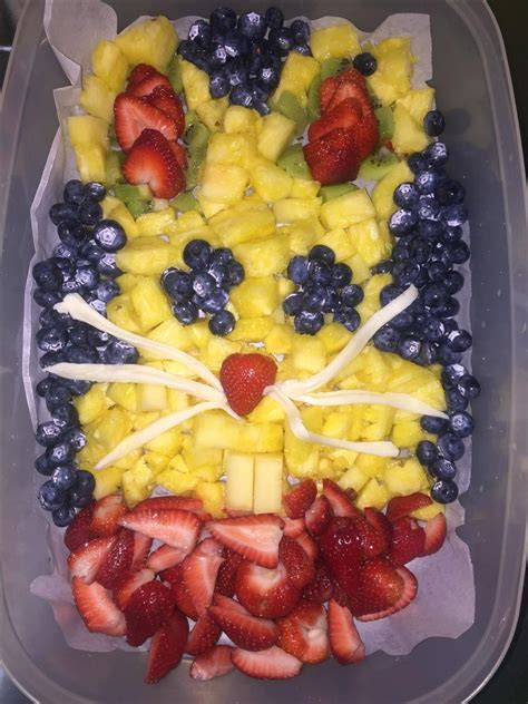 Cutefetti Fruity Easter Platter 🍓🐰 Source Unknown Facebook