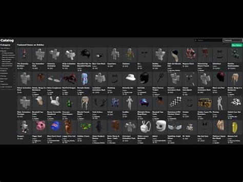 New Catalog Items Roblox Youtube