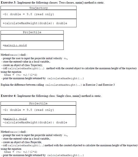 Solved Exercise 3 Implement The Following Classes Two