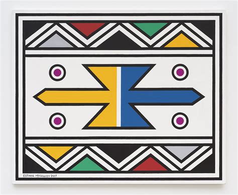 Südafrika Ndebele Kunst Hausbesuch Bei Esther Mahlangu Nuewgm