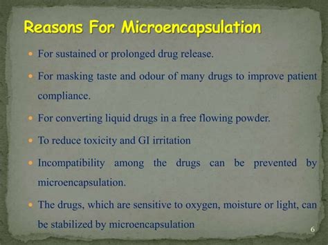 Micro Encapsulation Ppt Ppt