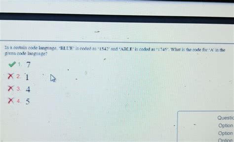 In A Certain Code Language BI TE Is Coded As StudyX