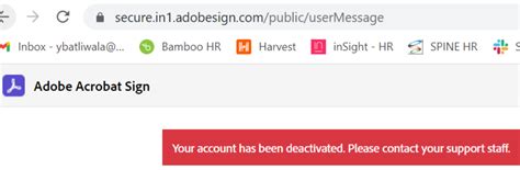 issue in linking adobe sign with salesforce adobe community 13139697