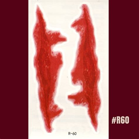 Jual Stiker Tattoo Kode R Tato Temporer Waterproof Hallowen Party Tato Luka Shopee