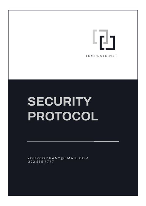 Free Simple Security Protocol Template To Edit Online