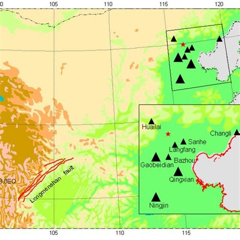 Distribution Of The Wenchuan Earthquake Epicenter And Observation