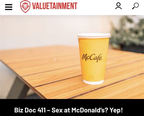 The Biz Doc On Twitter Sex At Mcdonalds Uhhh Yep I Explain How It Went Down In This Weeks