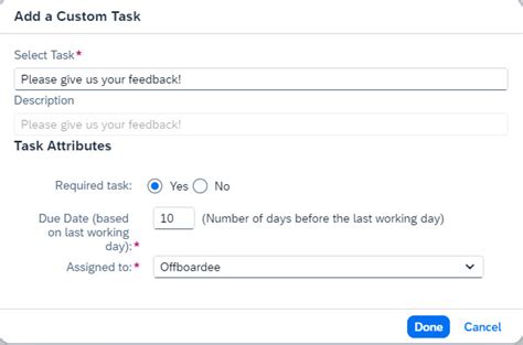 Custom Tasks In Onboarding And Offboarding Sap Community