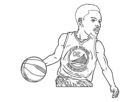 20 Stephen Curry Coloring Pages Free Printable Pdf And Online Coloring