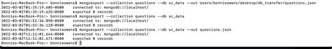 Mongoexport Returning 0 Records Developer Tools Mongodb Developer Community Forums