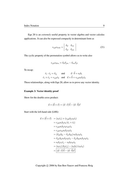 Index Notation Pdf