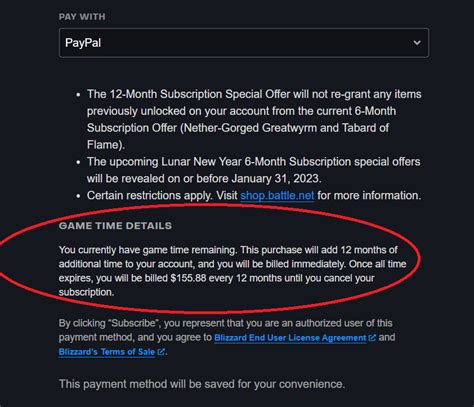 Upgrade to a 12-Month World of Warcraft® Subscription and Get More ...