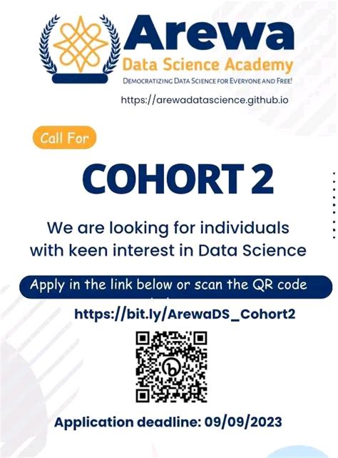 call for applications arewa datascience fellowship program