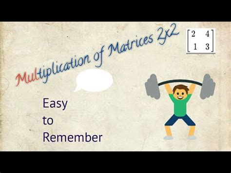 Multiplying Matrices X YouTube