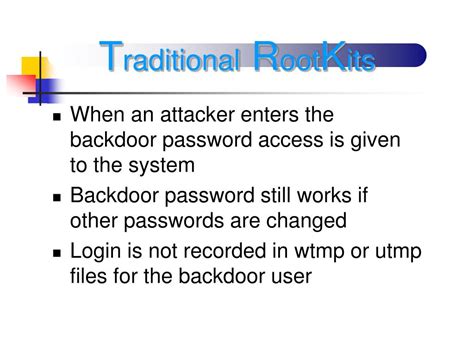 PPT Rootkits PowerPoint Presentation Free Download ID