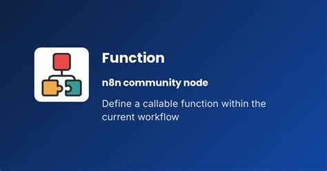 Function N8n Community Node Ncnodes