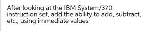 Solved After Looking At The Ibm System370 Instruction Set Solved After Looking At The Ibm System370 Instruction Set