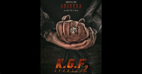 KGF Chapter 2 Makers Tease New Character Adheera In Cryptic Poster To Be Revealed On 29 July