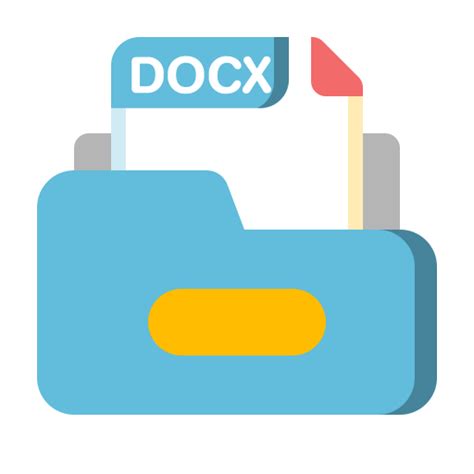 Docx Generic Color Fill Icon