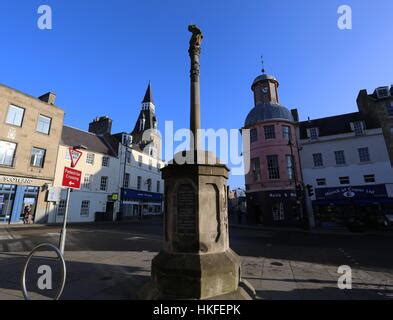 Mercat Cross Crossgate Cupar Scotland Stock Photo Alamy