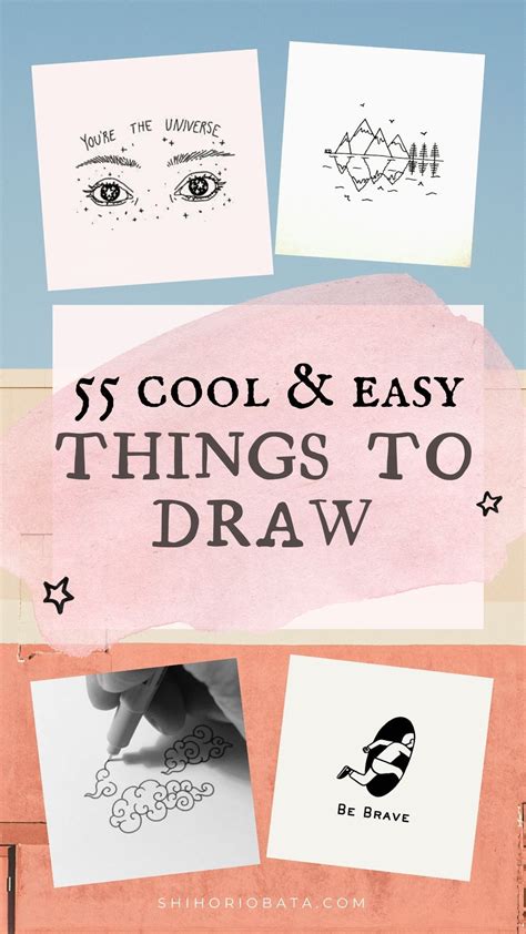 55 Cool And Easy Things To Draw In Your Sketchbook Easy Drawings