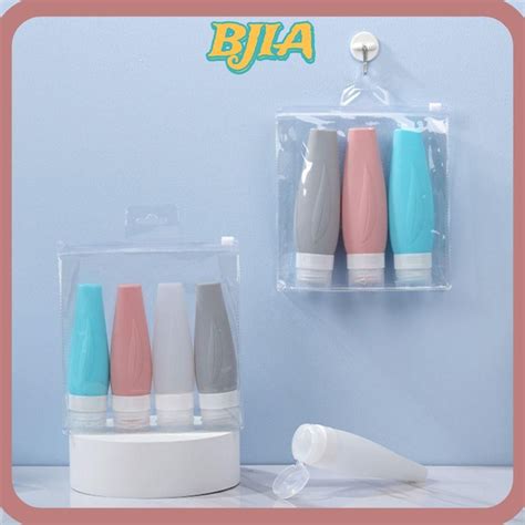 ขวดรีฟิล บีเจเอ ขวดเดินทางขนาดเล็กแบบพกพาบรรจุเดินทาง 60 90มล ซิลิโคนบีบภาชนะ Shopee Thailand