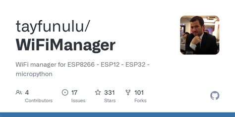 github tayfunulu wifimanager wifi manager for esp8266 esp12 esp32 micropython