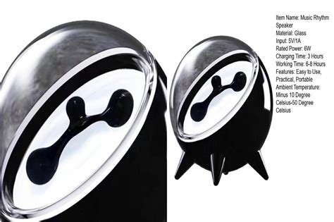 Sound Visualizer High Sensitivity Rhythm Speaker Wireless Magnetic