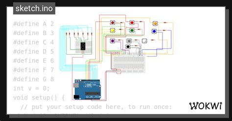 Arduino Bottone Con Numero Stampato Wokwi ESP STM Arduino Simulator
