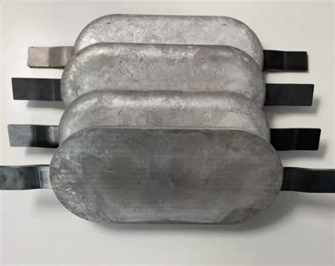 Narrowboat Anodes 4 X Magnesium Anodes 25kg Weld On Anode For Barge