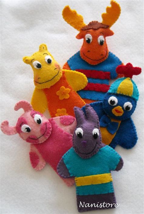 Backyardigans Felt Finger Puppets Free By Makesomeonesmiles 3500