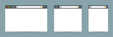 컴퓨터 태블릿 및 스마트 폰에 대한 브라우저 모형 평면 레이아웃에서 인터넷 페이지의 현대적인 디자인 웹 창 화면 모형 벡터 그림입니다 Eps 10 지폐에 대한 스톡 벡터