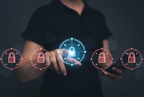 Premium Photo Businessman Is Using Finger Touching Screen To Open