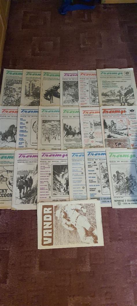 Tramp časopis Tramp 18 čísel 1990 19961číslo Vandr Aukro
