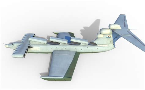 Lun Class Ekranoplan Project 903 Model Turbosquid 2185019