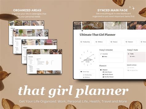 Notion Life Planner Template Notion Template That Girl Planner 2024