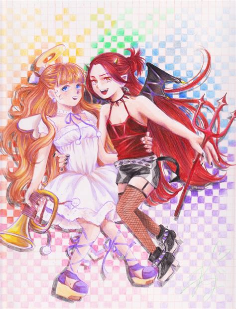 Tenshi To Akuma By Ninoluva On Deviantart