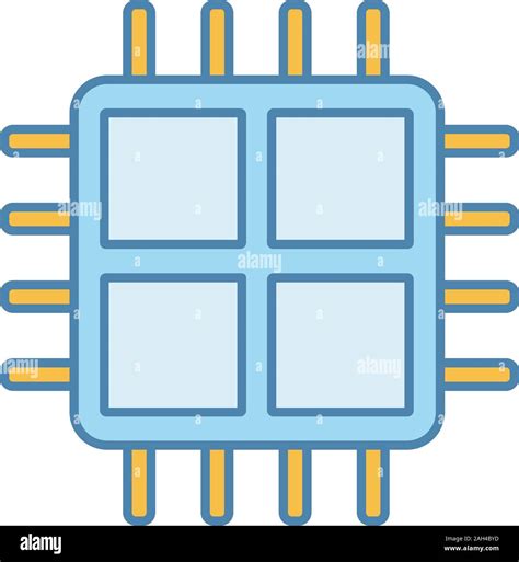 Cartoon Illustration Computer Cpu Unit Cut Out Stock Images And Pictures Alamy