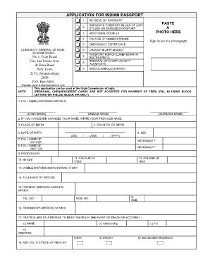 24 Printable Passport Form Templates Fillable Samples In PDF Word To Download Page 3